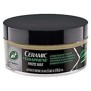 Turtle Wax 53737 Hybrid Solutions Ceramic Patent-Pending Graphene Paste Wax (5.5 oz), Black