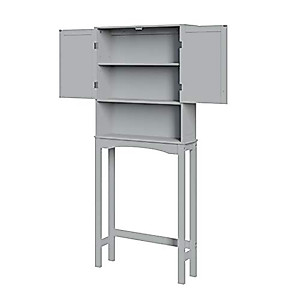 RiverRidge 06-091 Ashland Collection Spacesaver, Gray Cabinet, One-size