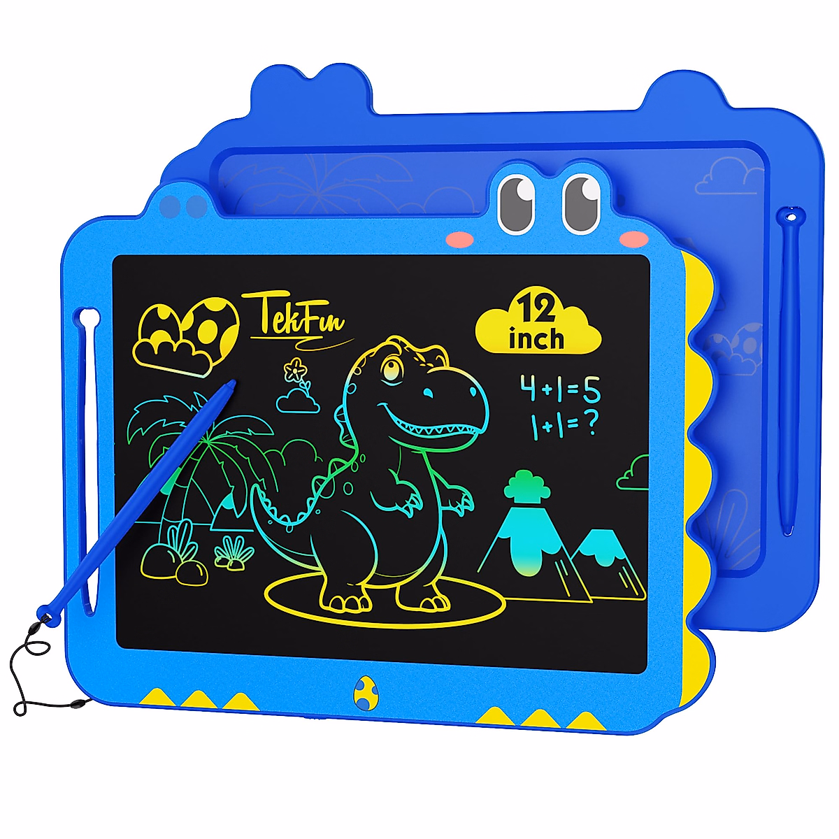 LCD Writing Tablet for Kids, Colorful Toddler Toys Doodle Board, Drawing Tablet, Reusable Electronic Pads Educational and Learning Toy Gift for 3-8 Years Old Boys and Girls