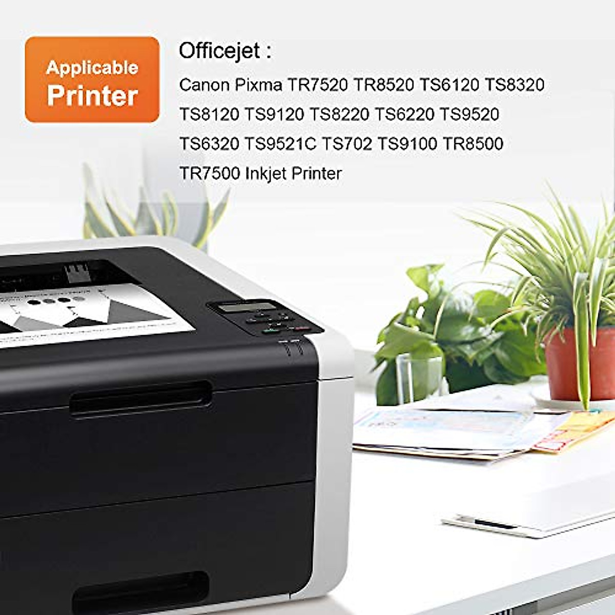 TESEN Compatible Ink Cartridge Replacement for Canon 280XXL PGI-280XXL PGI 280 XXL Black Ink Cartridge Use with PIXMA TR7520 TR8520 TS6120 TS6220 TS8120 TS8220 TS9120 TS9520 TS9521C Printer, 3 Pack