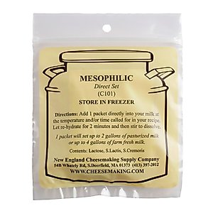 Mesophilic Direct Set Cheese Culture, 5-Pack