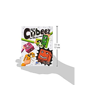 BLUE ORANGE GAMES Cubeez Original Matching Face Changing Expression Puzzle Race with Wooden Cubes, 1 to 4 Players, Ages 6+