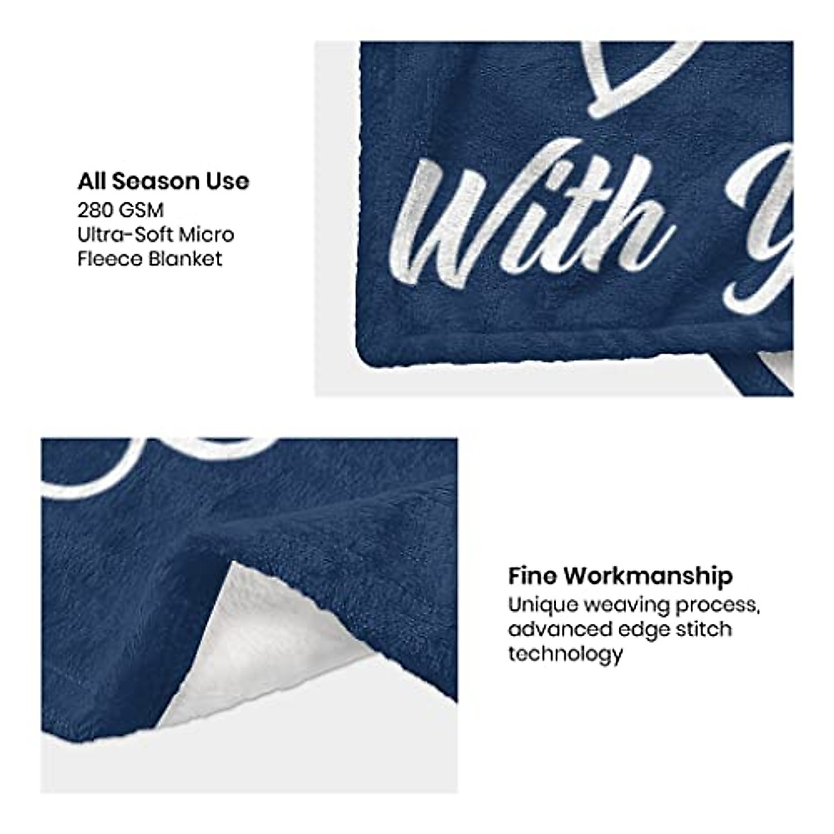 Long Distance Relationship Gifts, Boyfriend Gifts from Girlfriend, Birthday Gifts for Boyfriend Blanket 60"×50", Romantic Gifts for Him Anniversary Valentines Fathers Day, to My Boyfriend Blankets