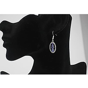 Rhinestone ZPB Earrings for Women Girls Sorority Paraphernalia Gift Greek ZPB Jewelry Sorority Earrings 1920 Finer Women Gift (ZPB Drop Earrings)