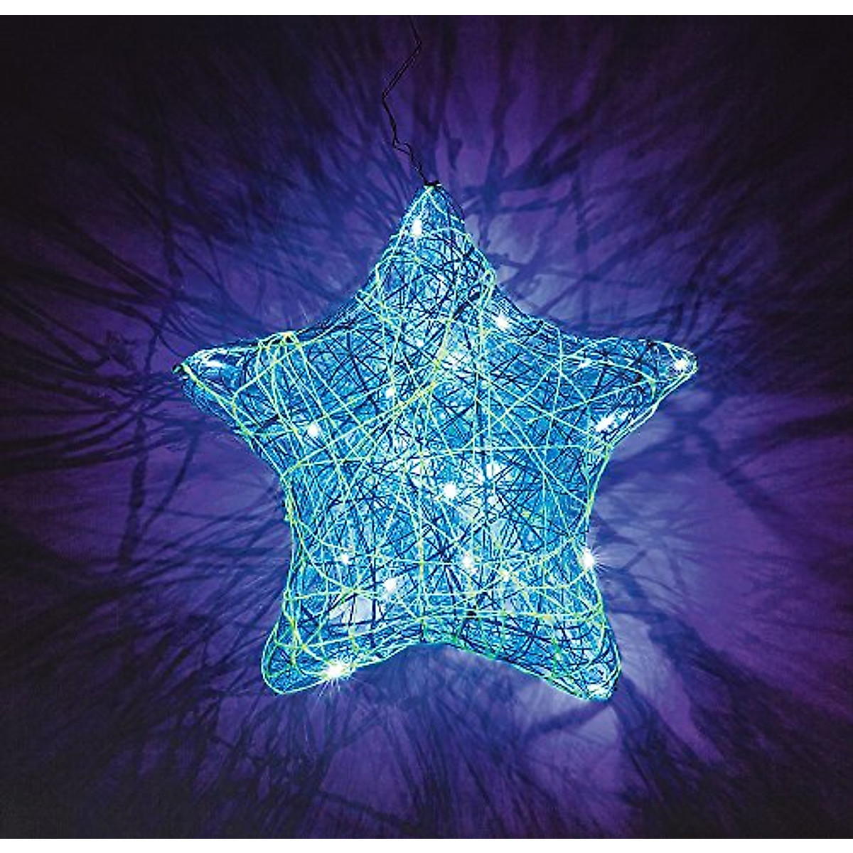 Creativity for Kids String Art Star Light Craft Kit - Create a DIY String Art Star Lantern - Projects for Kids