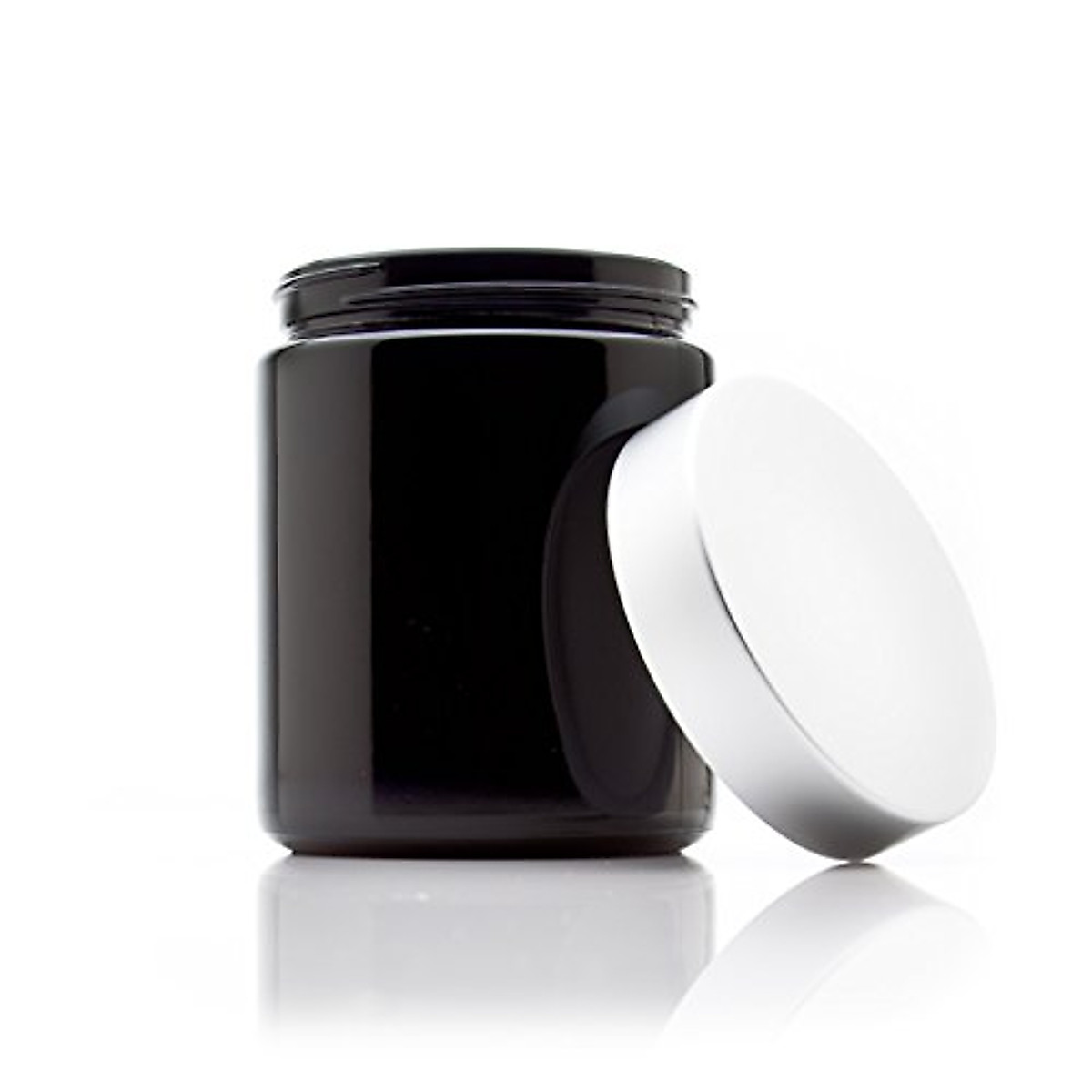 Infinity Jars Silver Collection 250 ml (8.5 fl oz) Black Ultraviolet Screw Top Jar