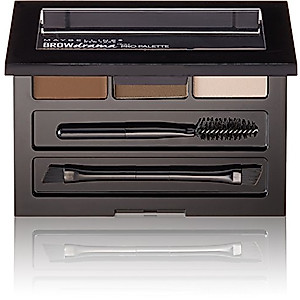 Maybelline New York Brow Drama Pro Eyebrow Palette, Deep Brown, 0.1 oz.