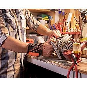 MagBand Magnetic Wristband For Holding Screws, Nails and Drilling Bits - 10 Strong Magnets - Men & Women's Tool Bracelet - Gift Ideas for Dad, Husband, Handyman or Handy Woman