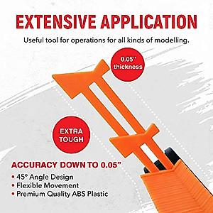 Contour Gauge (10-inch) Shape Duplicator, Ruler & Corner Measuring for Woodworking, Flooring, Angle Finder. Super Gauge Shape and Outline Tool, Contour Gauge with Lock, Contour Gauge Tool