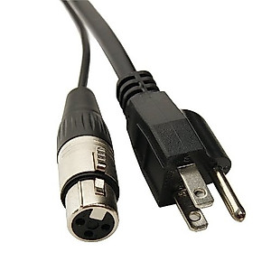 Elite Core 25' Powered Speaker Cable XLR+AC PA25