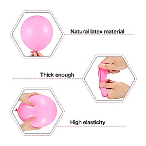 Blue and Pink Balloon Arch Garland Kit-Lime Green Balloon Latex Light Blue Balloon 132Pcs for Birthday,Graduation,Picnic,Baby Shower,Christmas Party Decoration.