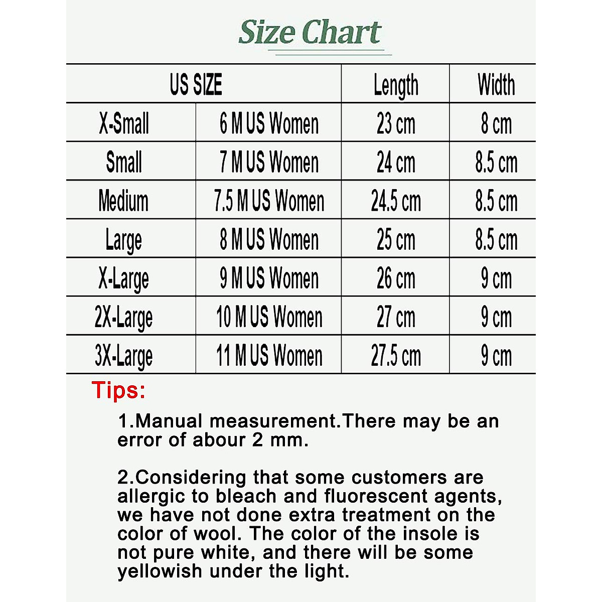 Bacophy 2 Pairs Genuine Thick Sheepskin Fleece Insoles for Women, Premium Warm Fluffy Wool Replacement Cozy Breathable Inner Soles for Shoes Boots Slippers Women Size 7