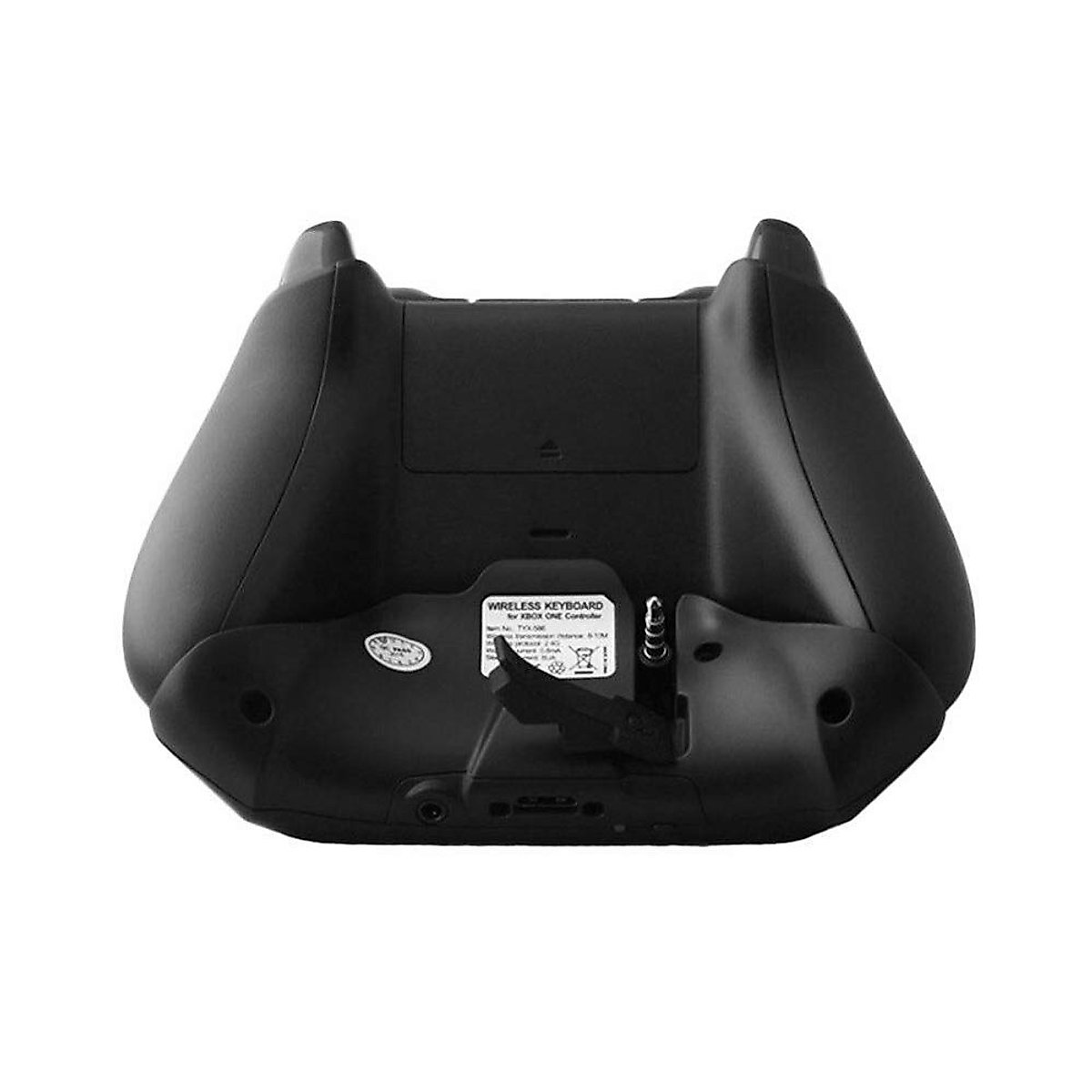 OSTENT 2.4G Wireless Chat Gamepad Keyboard with Headset Audio for Microsoft Xbox One/S/X Controller Color Black