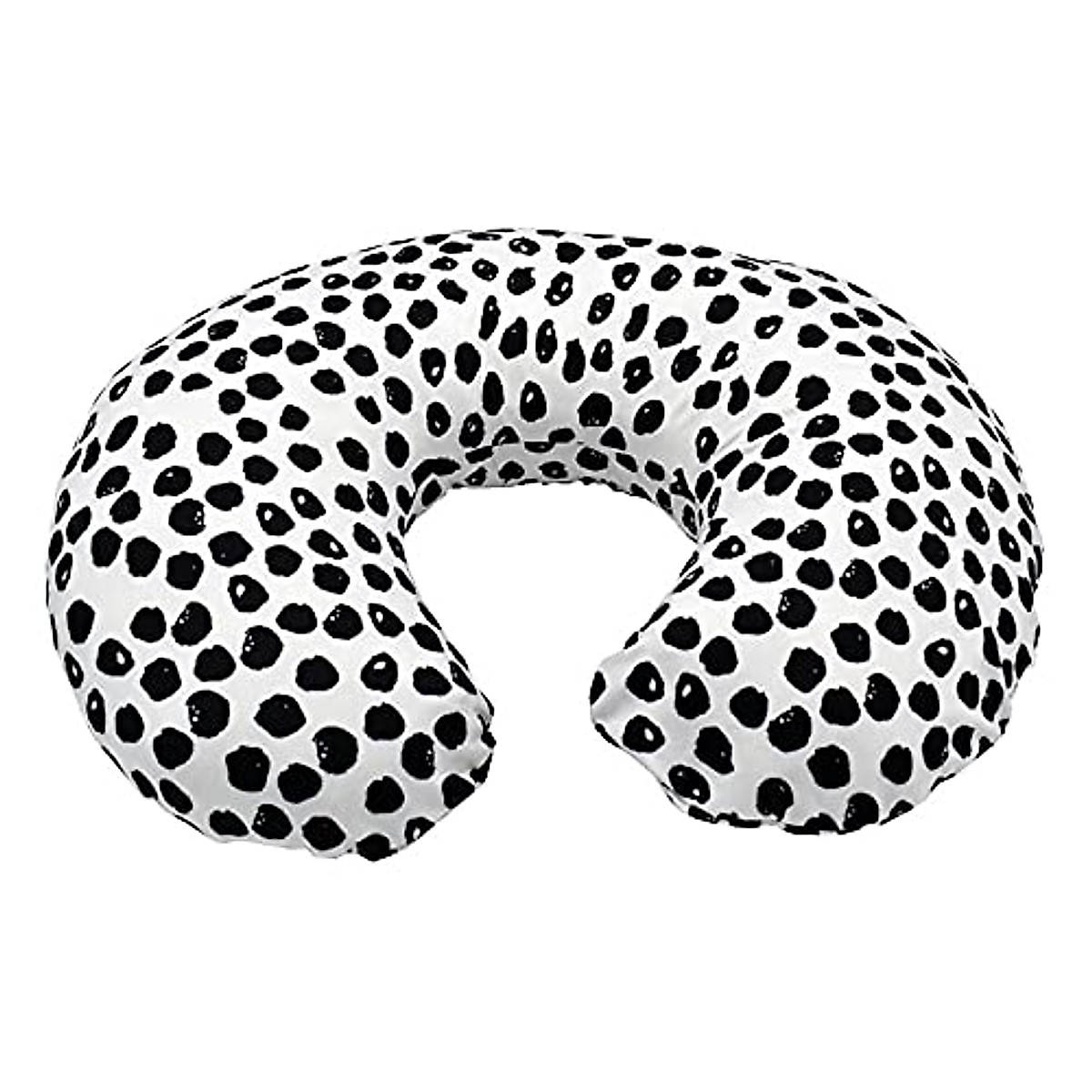 Nursing Pillow Cover 2 Pack for Breastfeeding Pillows 100% Cotton Soft Breastfeeding Nursing Pillow Cover for Moms Baby Boy or Infant (Geometry &Leopard)