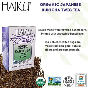 Haiku Tea Kukicha Twig Organic, 16 ct