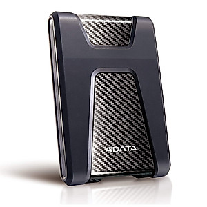 ADATA HD650 4TB USB 3.1 Shock-Resistant External Hard Drive, Black (AHD650-4TU31-CBK)