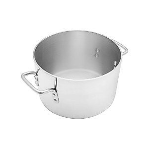 Thunder Group ALSKSU040 Sauce Pot, 40 qt, 18-1/4" dia. x 10-1/8"H, 2" handle, aluminum, mirror-finished, dishwasher safe, standard Electric, Gas Cooktop, Halogen Ready, NSF