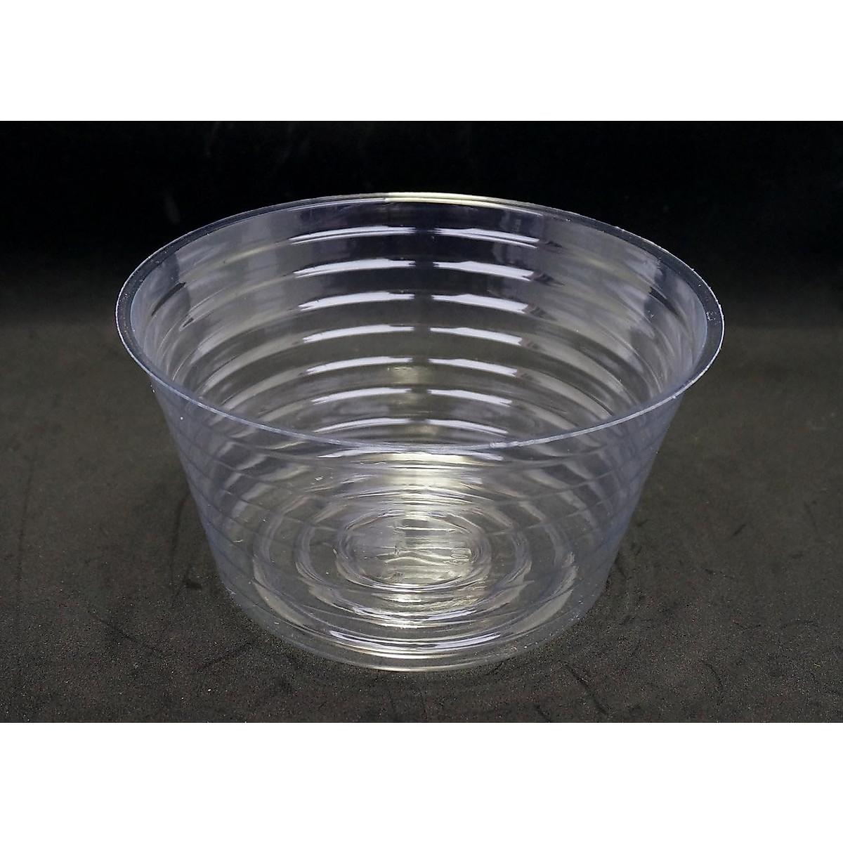 3.25 Inch Deep 6 Inch Diameter Clear Plastic Liner (10 Pieces)
