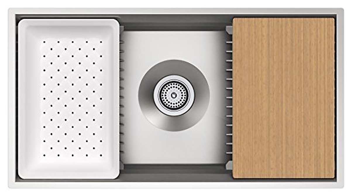 KOHLER 5540-NA Prolific Stainless Steel Workstation Sink | Quiet & Durable