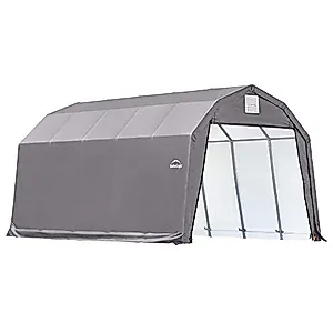 ShelterLogic 90253 Grey 12'x28'x11' Barn Shelter