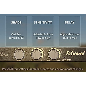 Tefuawe Auto Darkening Welding Lens, True Color Blue Technology, Variable Shade 5-13, 2x4.25 with 2pcs Replacement Outside Cover Lens for Pipeliner Welding Hood