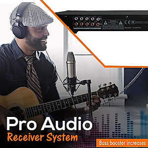 Technical Pro Dual 10 Band Professional Stereo Equalizer with Individual LED Indicators