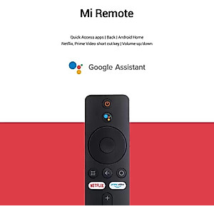 Xiaomi Mi TV Official US Version 1GB RAM +8GB ROM, Portable Streaming Media Player HD Playback 1080P HDR Netflix Quad Core 64 Bit Android TV 9.0, Bluetooth remote with Google Assistant