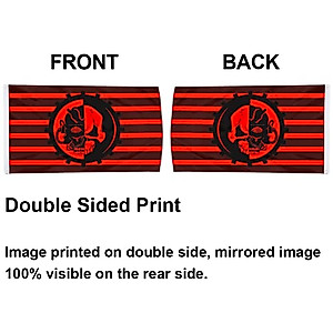 Cayyon Adeptus Mechanicus Flag Banner Outdoor Indoor Decoration Flag 3x5Feet Double Stitched Polyester with Brass Grommets