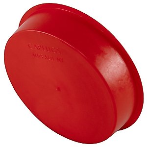 Caplugs 99394342 Plastic Tapered Cap and Plug. T-1064, PE-LD, Cap OD 3.94" Plug ID 4.14", Red (Pack of 10)