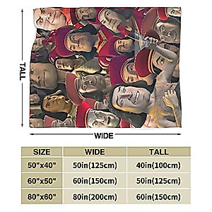 Gifts for Women Throw Blankets Baby Warm ,for Sofa, Bed,Living Room, Durable Home Decor Flannel Blanket for Adult and Kids (50"x40")