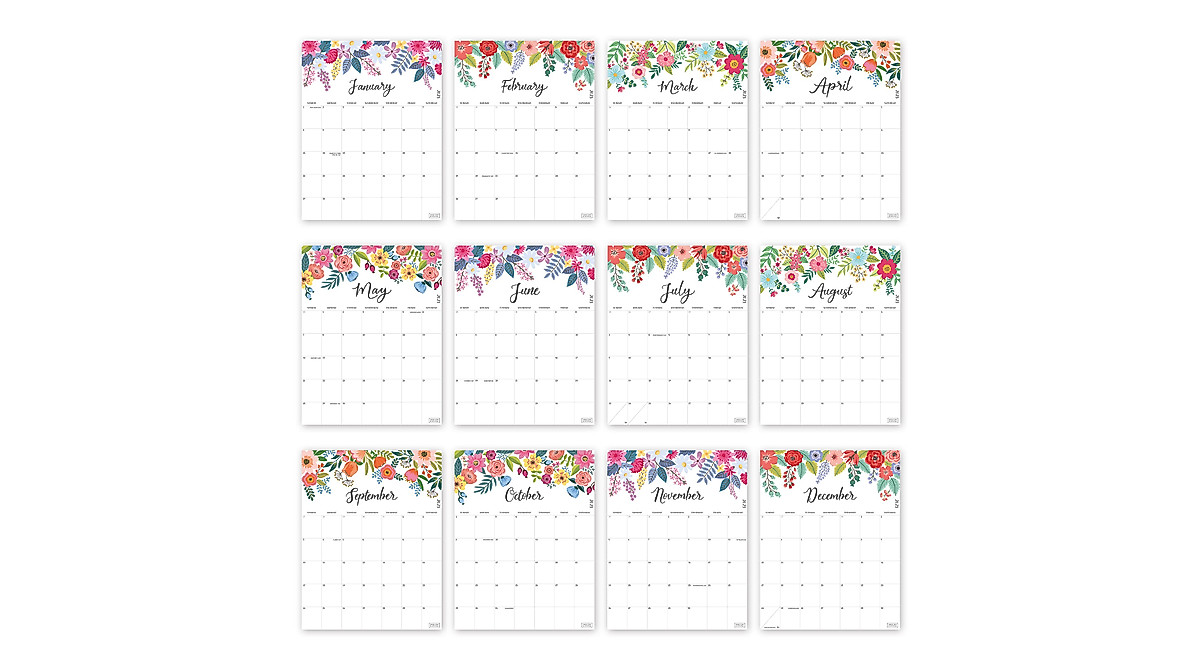 Plan Your Year: 2023-2024 18 Month Wall Calendar & Planner