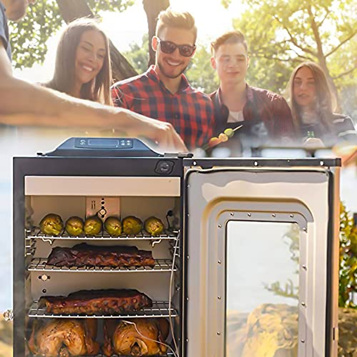 9907180015 Controller Replacement Part Compatible with Masterbuilt Bluetooth Digital Electric Smoker, Digital Control Panel for: MB20074719, MB20073519, MB26073519, MB20073119, MB25073519, etc.