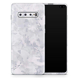 DesignSkinz Desert Winter Camouflage V3 Protective Vinyl Decal Wrap Skin Cover Compatible with The Samsung Galaxy S20 (Screen Trim & Back Glass Skin)