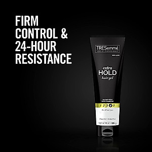 TRESemme Hair Gel with Vitamin B, Extra Hold Hair Gel, Protect Hair from Damaging Hair Dryer, Styling Tools & Appliances, Volumizing Hair Products with Frizz Control, 4 Tubes - 9 Oz. Ea.