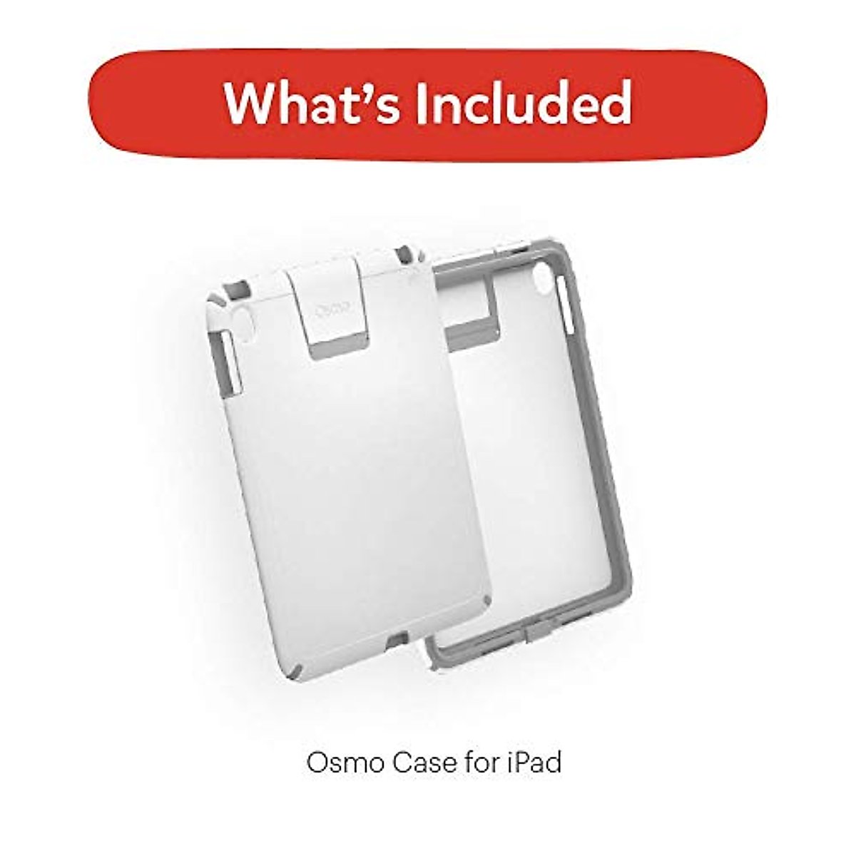 Osmo - Genius Starter Kit for iPad (New Version) + Osmo iPad Case Bundle - Problem Solving & Creativity (Ages 6-10) (OSMO iPad Base Included)