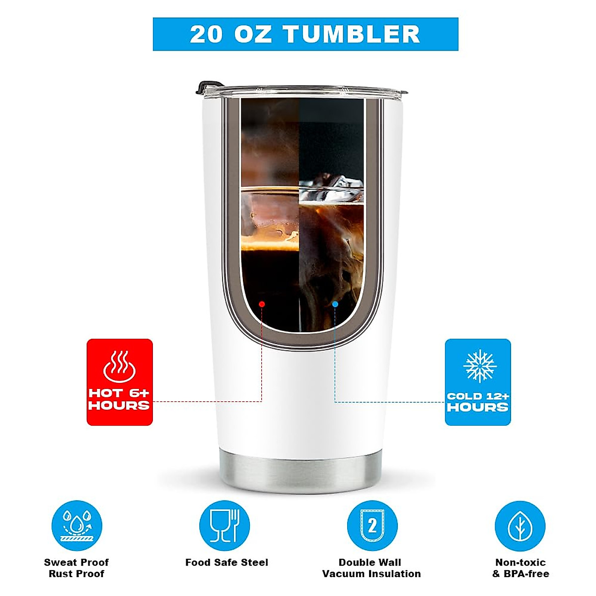 LONGXIN Twilight Gifts for Women & Men, Twilight Saga Tumbler - Stainless Steel, 20oz, Movie Fan Merch