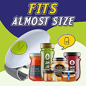 Electric Jar Opener, Automatic Jar Opener, Bottle Opener, Jar Openers Prime for Seniors with Arthritis, Weak Hands