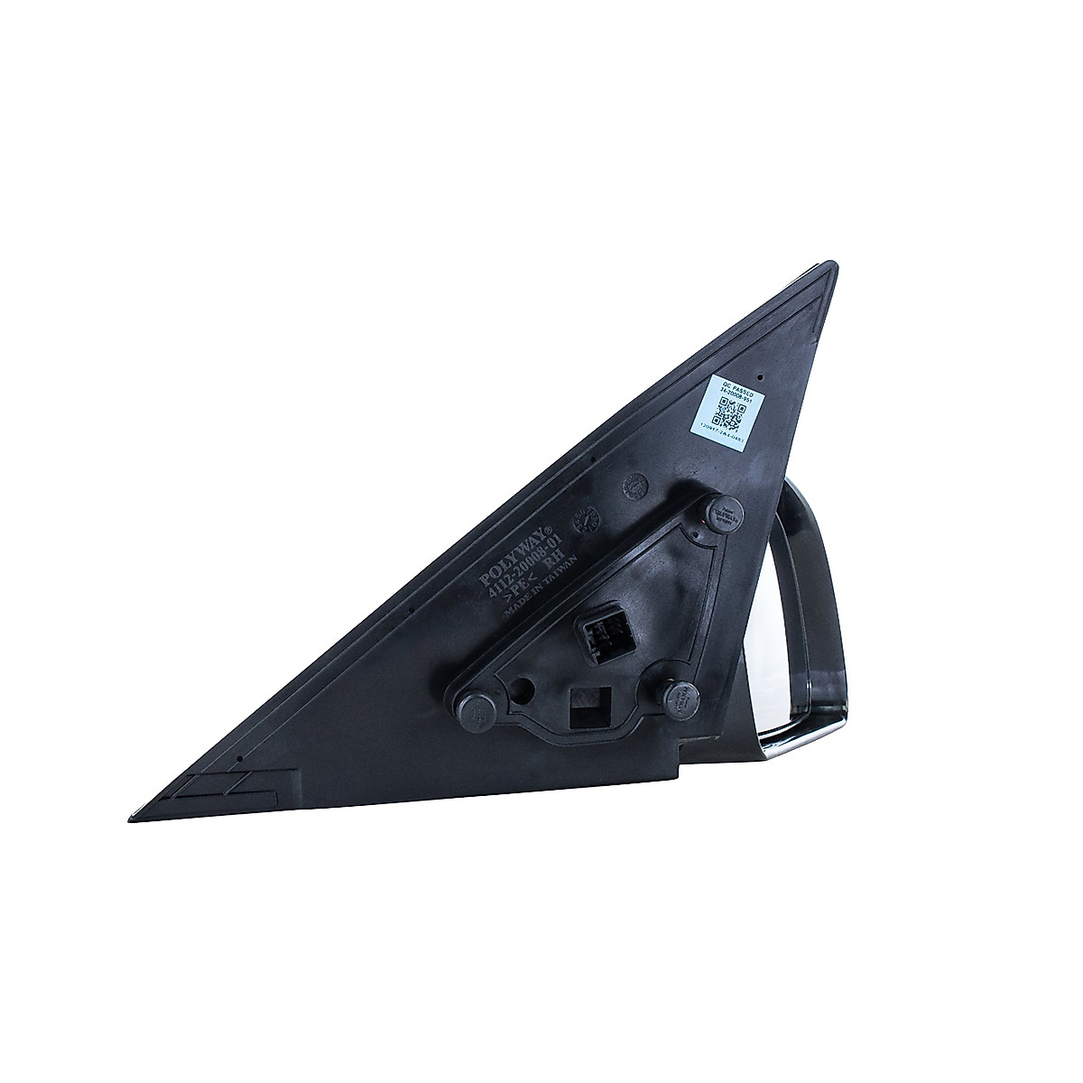 Dependable Direct Passenger Side Mirror for (2006 2007 2008 2009 2010) Hyundai Sonata Unpainted Heated Power Operated Right Outside Rear View Replacement Door Mirror - Parts Link #: HY1321149