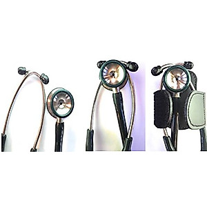 The Original BATCLIP (PINK) – Premium Leather Handmade Clip-On Stethoscope Hip Holder; No More Neck Carrying, Loss, or Misplacement. Proudly Carry Your High-End Stethoscope with Taste and Style.