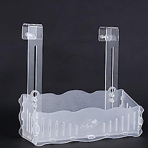 POPETPOP Fish Tank Aquarium Planter Fish Tank Plant Holder Aquarium Planting Cup Transparent Aquatic Plant Cup Aquarium Shelf for Aquarium Home Dorm Store Supplies