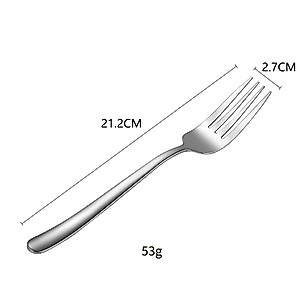 Kitchen Utensils 32 Pieces Silverware Silvery Flatware Set Cutlery Set for 8 Forks Spoons And Knives Set Dishwasher Safe Mirror Effect Ergonomic Durable Exquisite