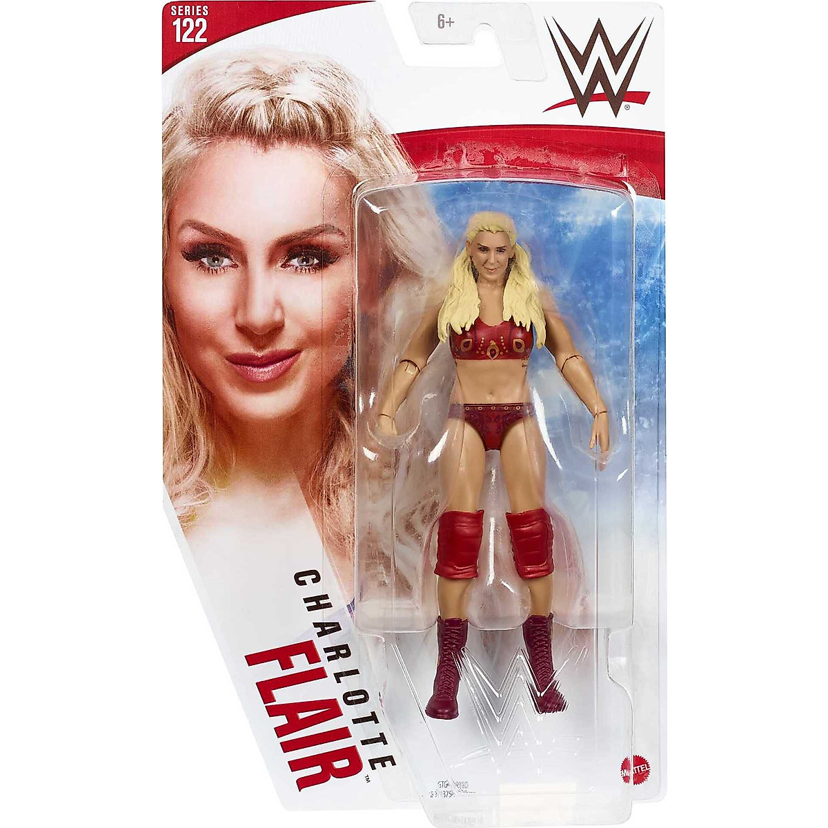 WWE MATTEL Charlotte Action Figure Series 122 Action Figure Posable 6 in Collectible for Ages 6 Years Old and Up
