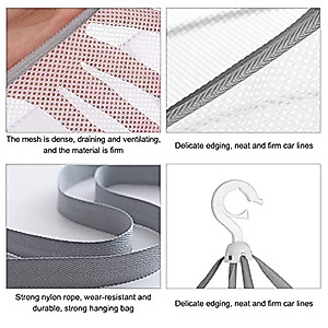 HJNATTY Foldable Clothes Drying Hanger Racks Prevent Clothes from Deforming. Laundry Basket for Drying Underwear,Baby Clothes,Socks,Towel,Hat,Scarf,Cloth Diapers,Gloves, Beauty Eggs and Brushes.