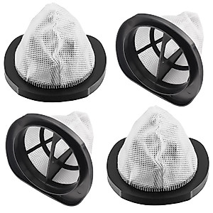 Improvedhand Filters Replacement for Bi-ssell 3-in-1 Stick Vacuum Fit For Bissell 38B1, 38B1L, 1059 Series Lightweight Stick Vacuum, Compare to Part # 203-7423, 2037423, 4 Pack