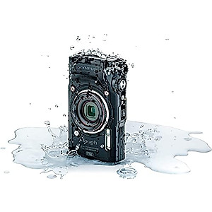 Olympus Tough TG-6 Waterproof Digital Camera, Black (Renewed)