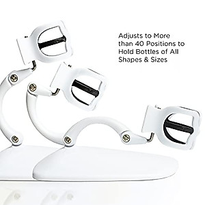 Grip and Tip Nail Polish Holder, Fingernail Polishing Tool, Manicure and Pedicure Accessory