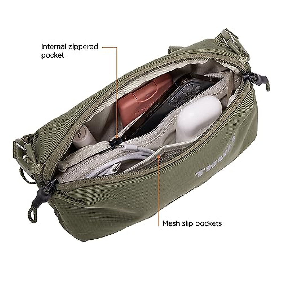 Thule Paramount Crossbody 2L - Crossbody for Women and Men - Travel Bag Carries Phone, Wallet, Keys and More