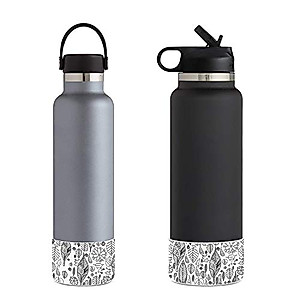 CHEETAH Protective Silicone Boot for Hydro Flask 12-40 oz Water Bottle,Compatible with Stanley 20-40 oz Tumbler Cups,Iron Flask,Simple Modern,Owala,BPA Free Bottle Bottom Sleeve Cover Accessories