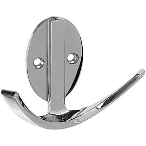 National Hardware S807-065 V8010 Modern Double Robe Hooks in Chrome, 3"