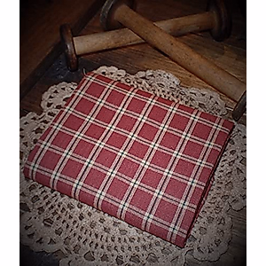 Primitive Homespun Fabric~Christmas Spruce~Farmhouse Rustic Fabric~ (Strips (50) 1" x 18") (Jelly Roll (15) 2.5” x 44”)